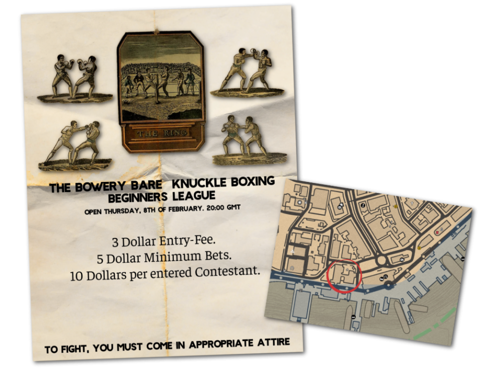 The Bowery | Bare-Knuckle Boxing Club & Betting - Factions of 1900 ...