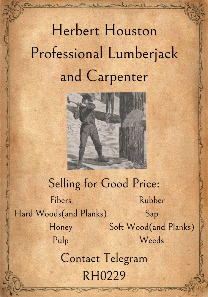 Herbert Houston - Pioneer - Characters of 1900 - South Tahoma Roleplay